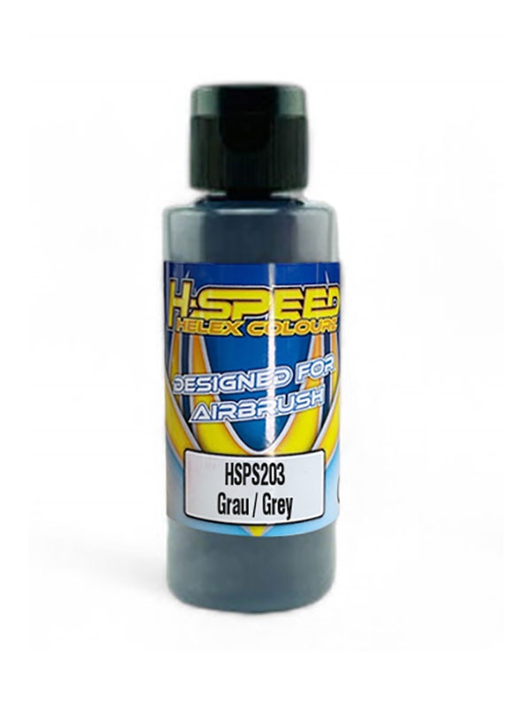 Lexan Airbrush Farbe 60 ml Grau / Grey | Lexanfarbe H-Speed Airbrush ...