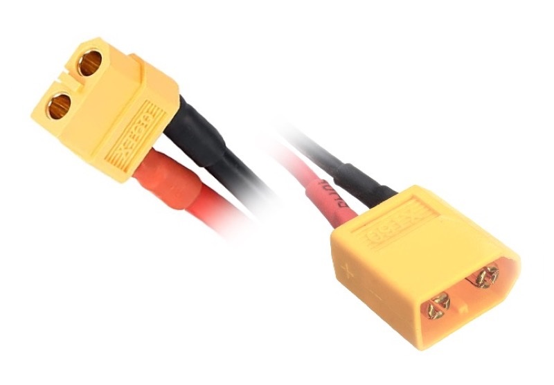 Ladekabel für XT60-Stecker (XT60), 15cm | Ladekabel | Ladetechnik | HK-Modellbau